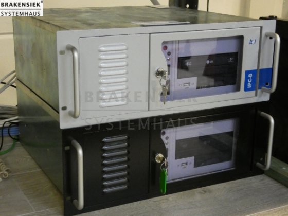 APC cabinet with IPC computer and compressor in Dortmund, Germany