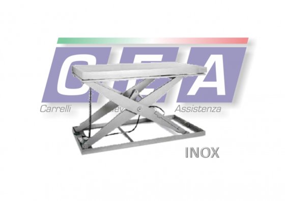 MH - Single pantograph electro-hydraulic lifting platforms - INOX in ...