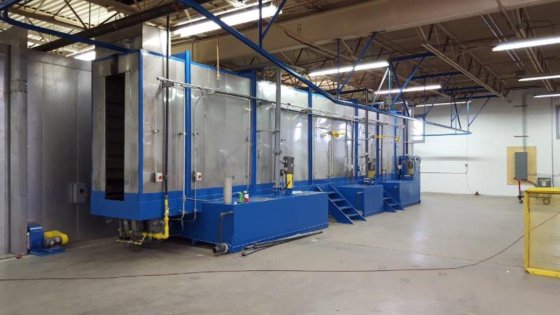 3-Stage AIS / Nordson Powder Coating System Design in Berlin, WI, USA