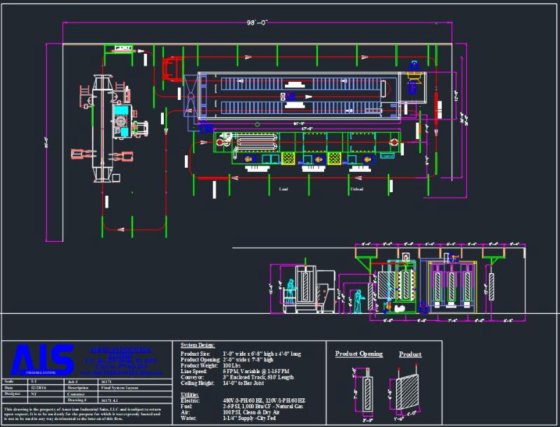 3-Stage AIS / Nordson Powder Coating System Design in Berlin, WI, USA