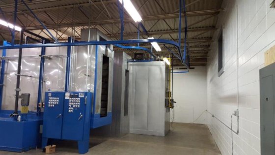3-Stage AIS / Nordson Powder Coating System Design in Berlin, WI, USA