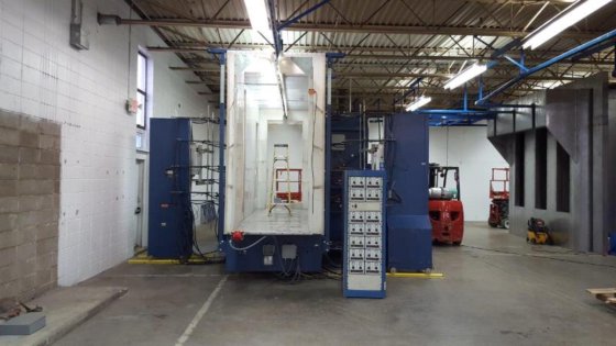 3-Stage AIS / Nordson Powder Coating System Design in Berlin, WI, USA