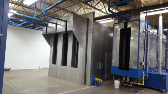 3-Stage AIS / Nordson Powder Coating System Design in Berlin, WI, USA