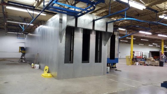 3-Stage AIS / Nordson Powder Coating System Design in Berlin, WI, USA