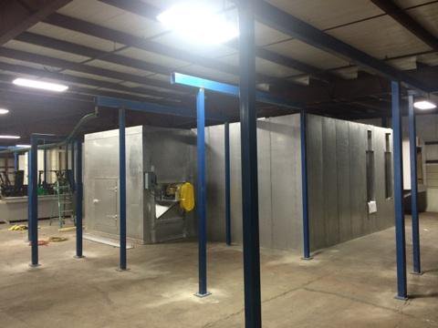 3-Stage AIS / Nordson Powder Coating System Design in Berlin, WI, USA