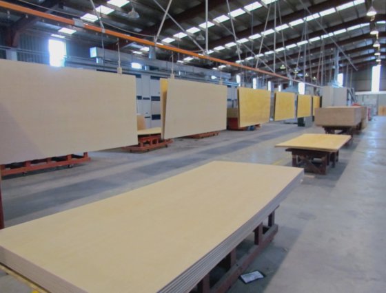 automatic mdf board powder coating system package full automatic powder ...