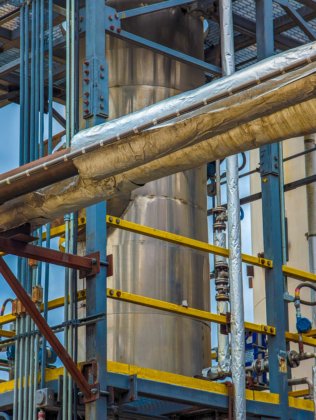 Methanol Distillation Column in Mississippi, USA