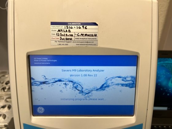 GE Sievers M9 Laboratory TOC Analyzer system with Autosampler laptop in ...