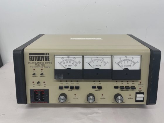 Fotodyne DNA Sequencing System Model 4200 Constant Power Supply in ...