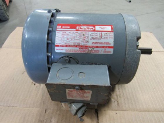 Dayton 1/3 HP, 3 PH, D56 Frame General Purpose Motor (M/N: 2N864M) in ...