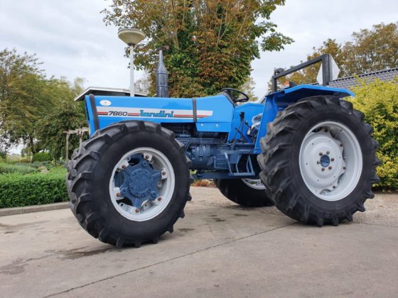 Landini 7860 in Witmarsum, Netherlands