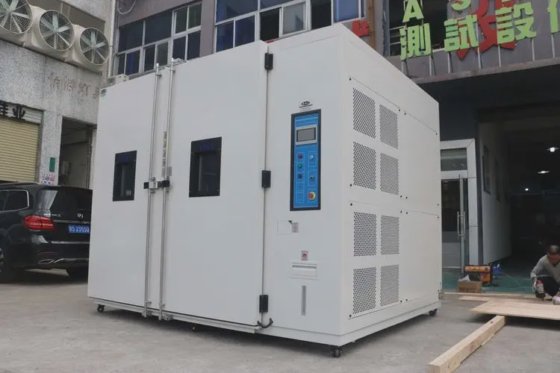 Programmable Temperature Humidity Stability Walk In Test Room Lab ...