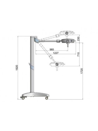 Rimsa Pentaled 30E Mobile Surgical Light in Lyon, France