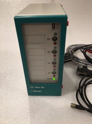 Metrohm 731 Relay Box With Cables As Shown in Chicago, IL, USA