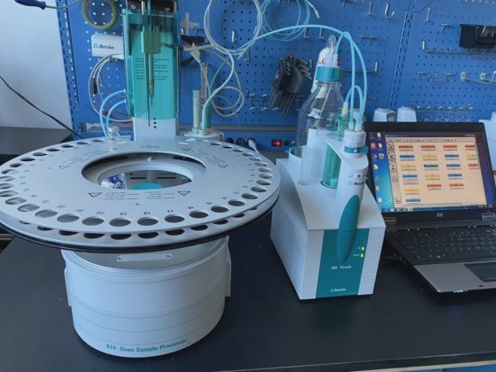 Metrohm 890 Titrando 874 Oven Sample Processor KF Cannabis Method Tiamo ...