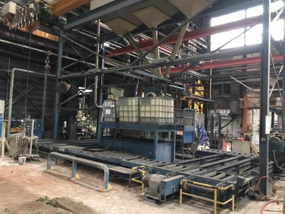 1990 AXMANN / JÄRME Fast-Loop No-Bake Molding System in Meinerzhagen ...