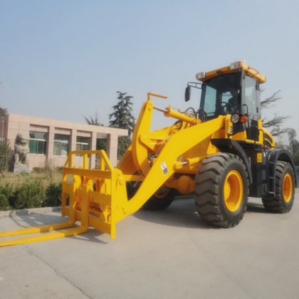 2000kgs Loading Ce Certificate Mini Wheel Loaders with Pallet Fork in ...