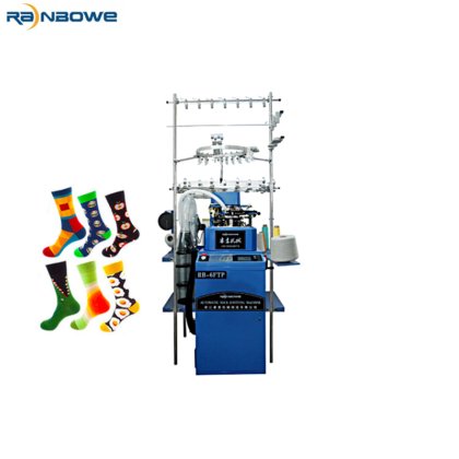 RB-6FTP socks machine automatic making maquinas para fabricar ...