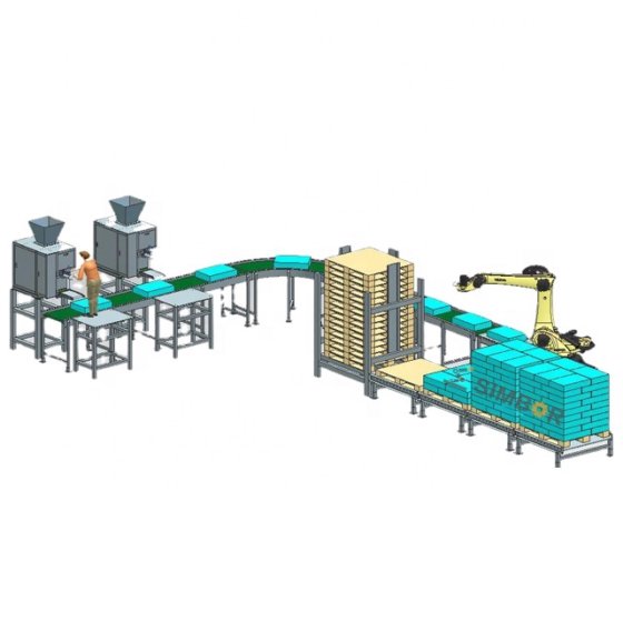 robot palletiz bottle bucket gallon robot palletizer stack robot arm ...