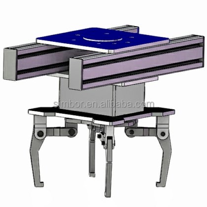 robot stack oil paint kettle pail pot fixture robot palletizer bucket ...