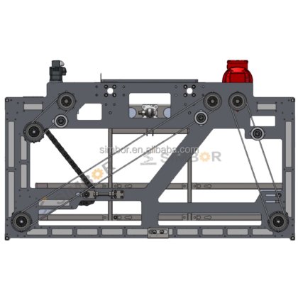 Pallet one layer palletizer robot stack can bottle package box whole ...