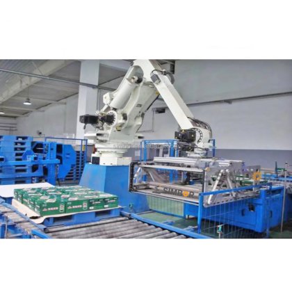 Pallet whole layer robot palletizer stack can bottle package whole ...
