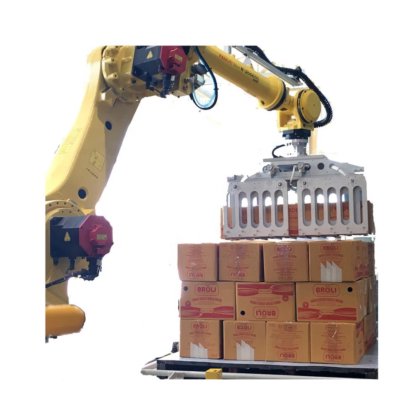 customized bag box robot palletizer stack arm handling lifting bag box ...