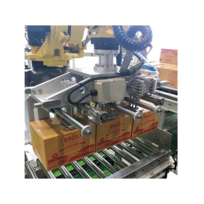 customized bag box robot palletizer stack arm handling lifting bag box ...