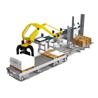 robot palletizing stacking flitting box bag package gripper clamper ...