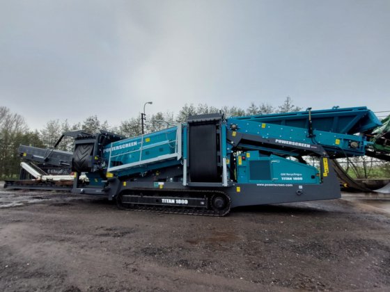 2025 POWERSCREEN TITAN 1800 in Kaprijke, Flanders, Belgium