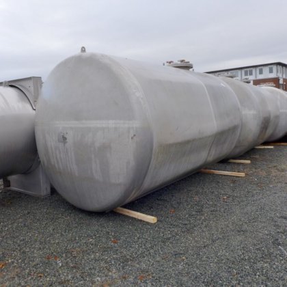 Unused 15000 liter safety tank, Aisi 304 with double jacket according ...