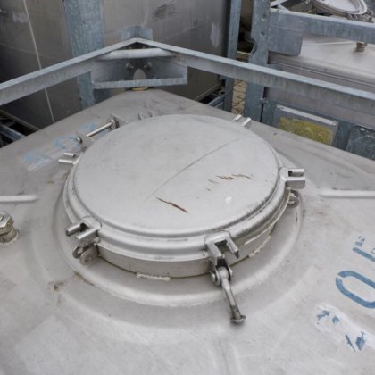 500 liter IBC container, Aisi 316 in Bremen, Germany