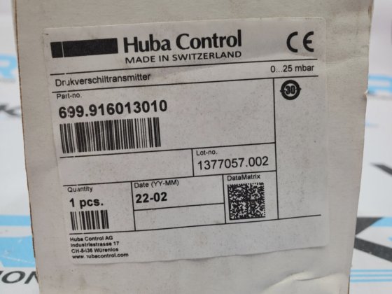 NEW Huba Control 699.916013010 Differential Pressure Switch Converter 0 ...