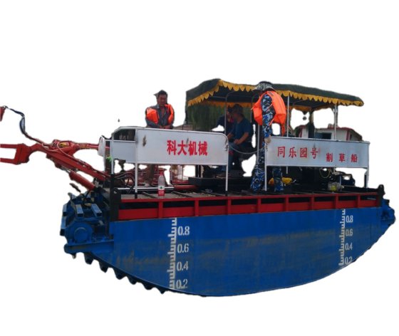 keda Aquatic weed amphibious shallow river cleaning boat/Amphibious ...