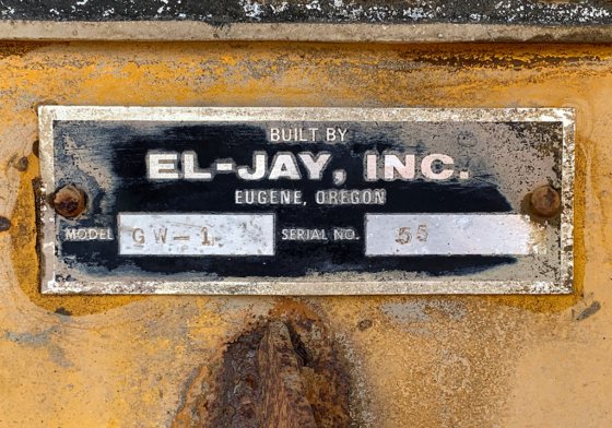 El-Jay GW1 Log Washer in Eugene, OR, USA