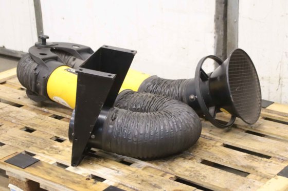 Welding fume extraction pipe from Plymovent - KUA-160/2 Ø 160 mm 29329 ...