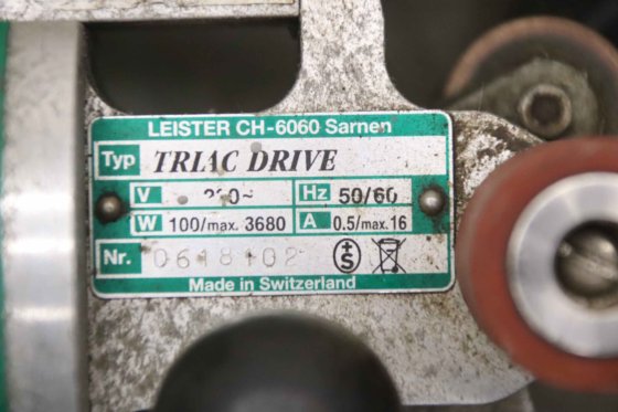 Automatic welding machine from Leister - Triac Drive 30606 in ...
