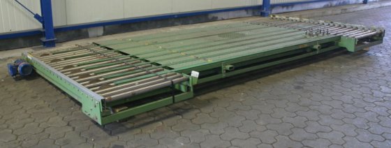 Handover station roller conveyor from - roller width 840 mm 12494 in ...
