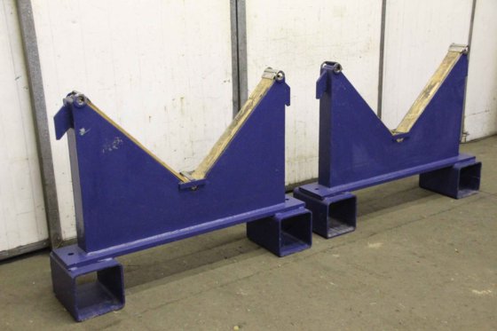 Pipe support trestle transport trestle 2 pieces of steel - 1300/305 ...