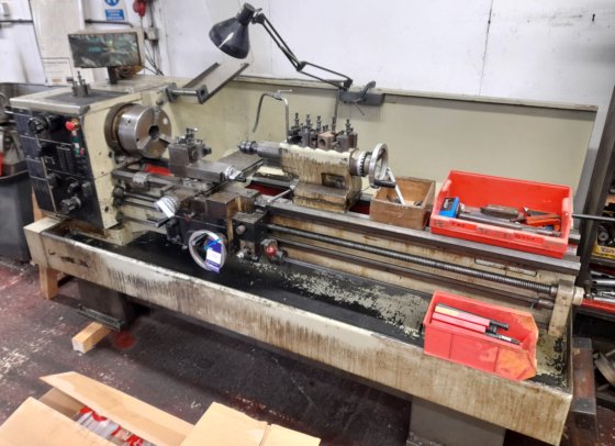 Harrison M350 long bed lathe with Mitutoyo PLL-32L in England, United ...