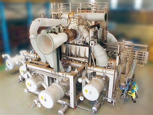 High pressure process gas compressor in Shanghai, China