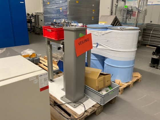 Handling robot spare parts in Waalwijk, Netherlands