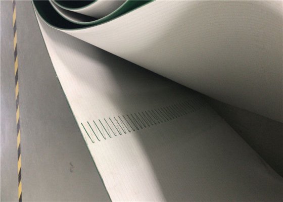 High Tensile PVC Flat Belt Conveyor 2mm Corrugator Belt Environmental ...