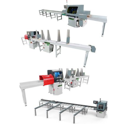 Auto Programable 8 FT 12" Double Miter Cut-Off Saw in La Puente, CA, USA