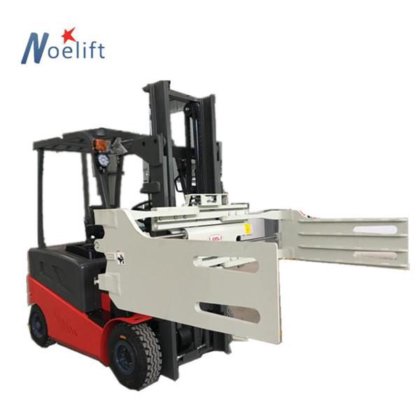 4.8meters Triplex Mast Electric Forklift With Bale Clamp in Hangzhou, China