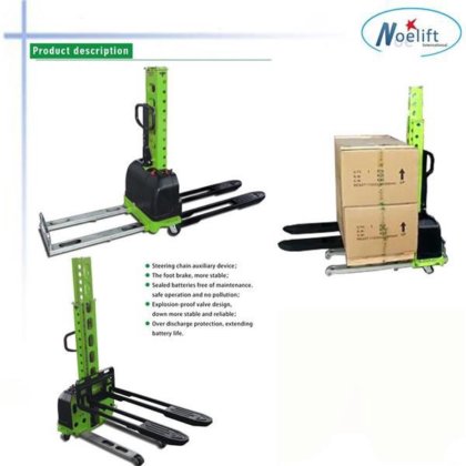 Self Lift Hand Powered Forklift in Hangzhou, Zhejiang, China