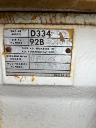 Caterpillar D334 PC Diesel Engine in Houston, TX, USA