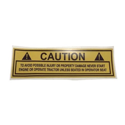 Warning Decal Set in De Soto, IA, USA