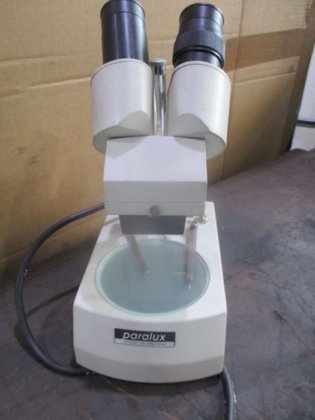 Binocular microscope ×20, Paralux in Amel, Wallonia, Belgium
