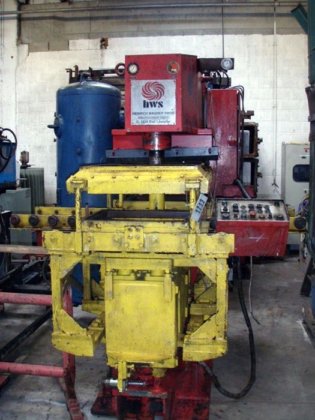 Semi-automatic moulding line HWS/HSP 1 in Amel, Wallonia, Belgium